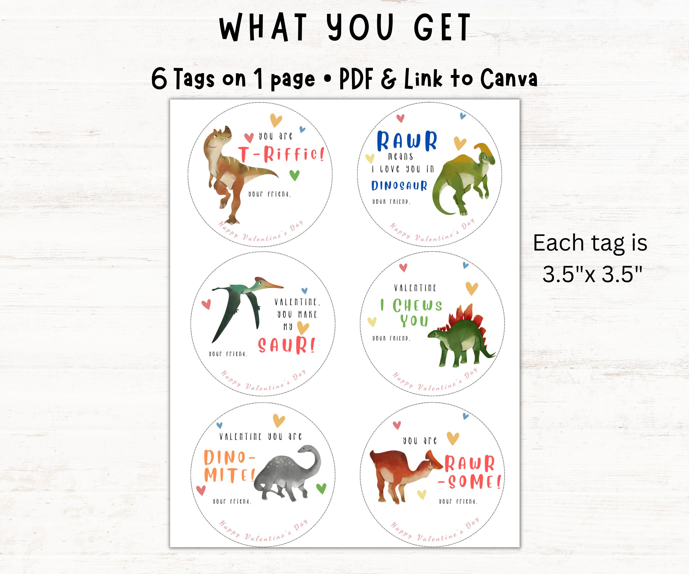 Dinosaur Valentine Day Cards Classroom Valentines Printable Dinosaur ...