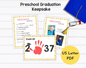 Preschool Graduation Memory Book - Etsy