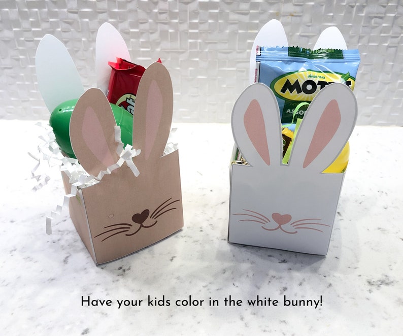 Printable Easter Bunny Party Favors Easter Party Table Decor - Etsy