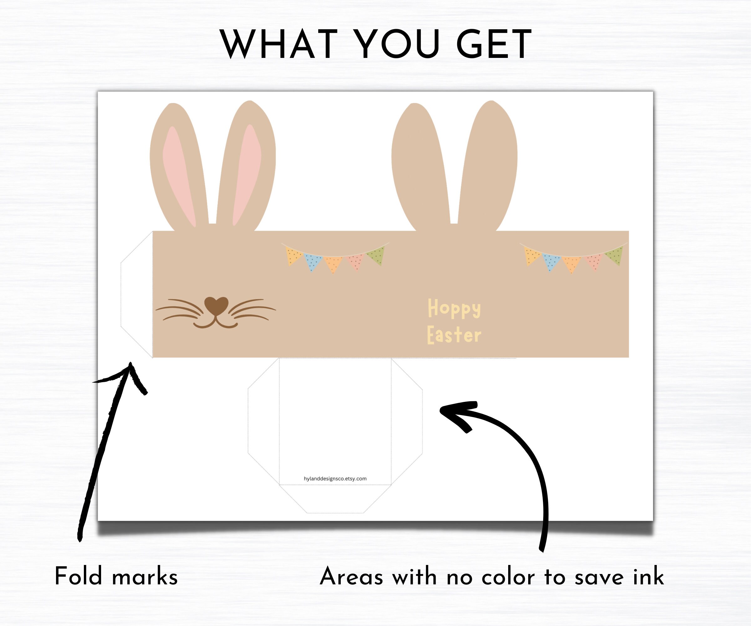 Printable Easter Bunny Party Favors Easter Party Table Decor - Etsy