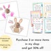 Printable Easter Bunny Party Favors | Easter Party Table Decor | Kids ...