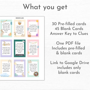 Indoor Easter Scavenger Hunt | Printable Easter Treasure Hunt | Easter ...