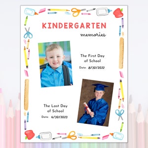 Kindergarten Graduation Keepsake | School Memory Book | Kindergarten ...