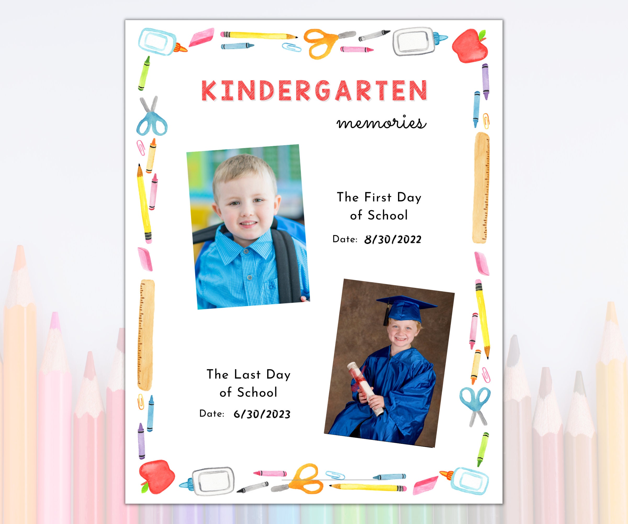 Kindergarten Graduation Keepsake School Memory Book - Etsy