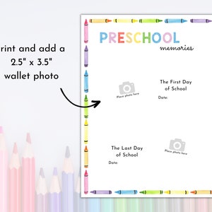 Preschool Graduation Keepsake | School Memory Book | Preschool ...