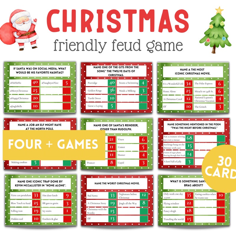 Christmas Family Feud - Etsy