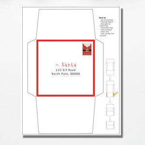 Letter to Santa Printable | Dear Santa Letter | Santa Claus Letter ...