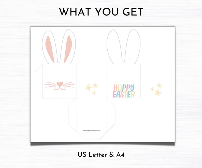 Printable Easter Bunny Party Favors | Easter Party Table Decor | Kids ...