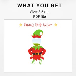 Elf Footprint Art | Baby's First Christmas Handprint Footprint Activity ...