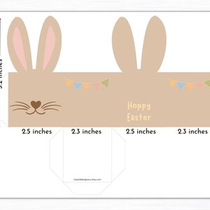 Printable Easter Bunny Party Favors | Easter Party Table Decor | Kids ...