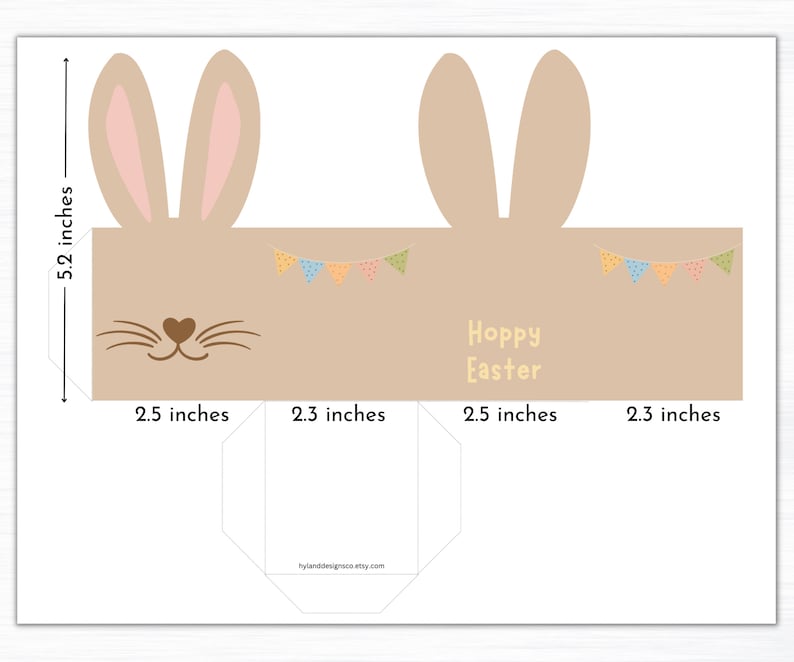 Printable Easter Bunny Party Favors Easter Party Table Decor - Etsy