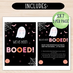 You've Been Booed Printable | Halloween Neighborhood Tradition | You've ...