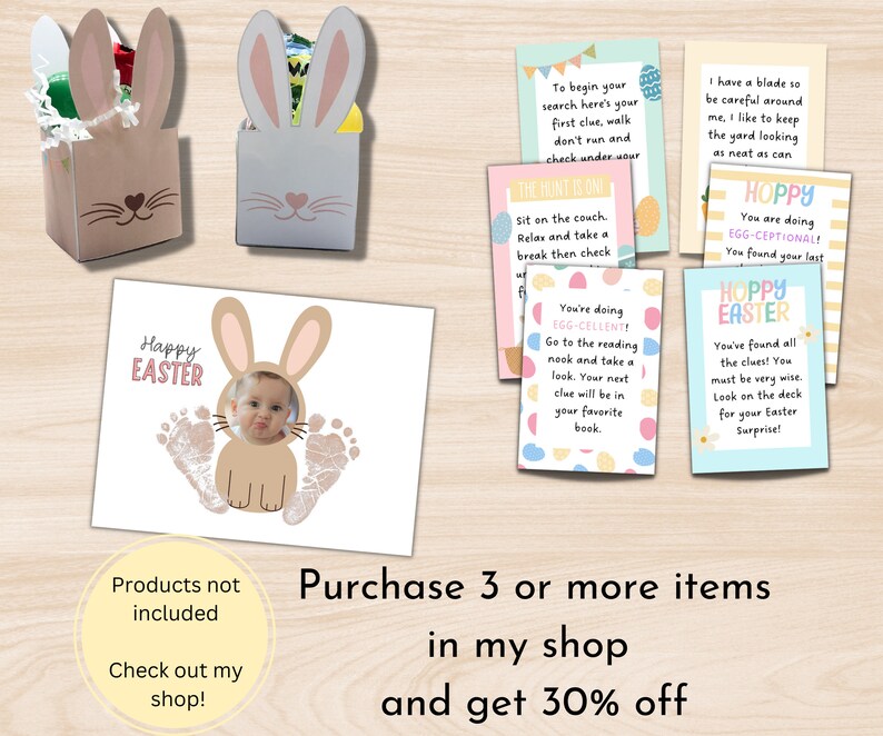 Printable Easter Gift Tag Bundle | Easter Basket Tag | Hoppy Easter Tag ...