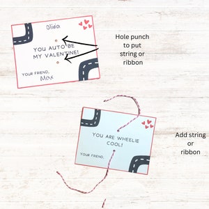 Printable Classroom Valentines | Kids School Valentines | Race Car ...