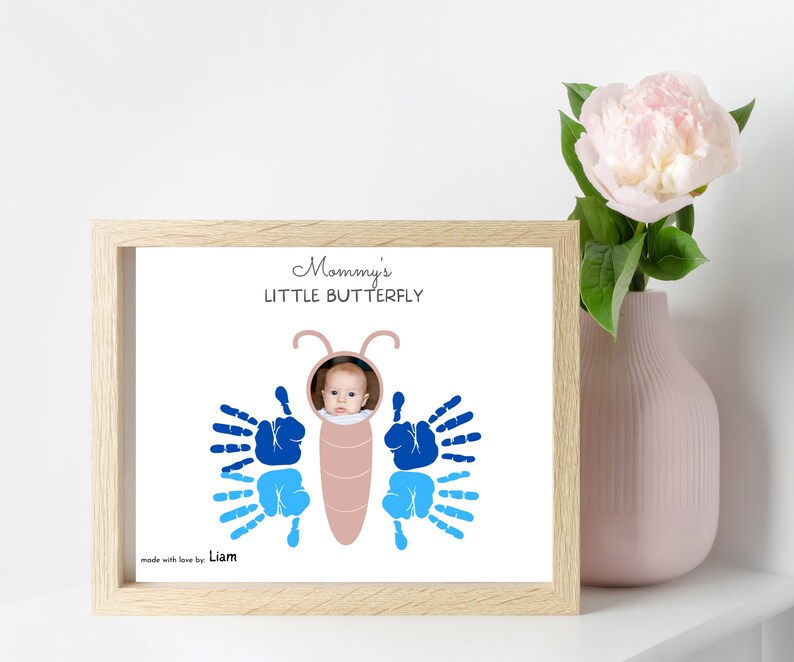 Mothers Day Butterfly Handprint Craft | Happy Mothers Day Activity ...
