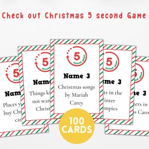 Find the Guest Bingo Christmas Game | Printable Christmas Party Game ...