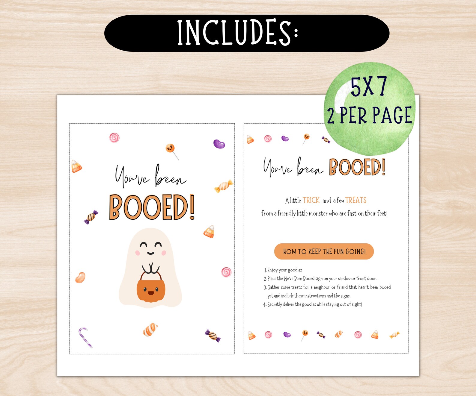 You've Been Booed Printable Halloween Neighborhood Tradition You've ...