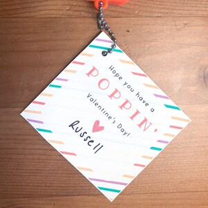 Pop It Valentine Gift Tags | Printable Classroom Valentines | Pop It ...
