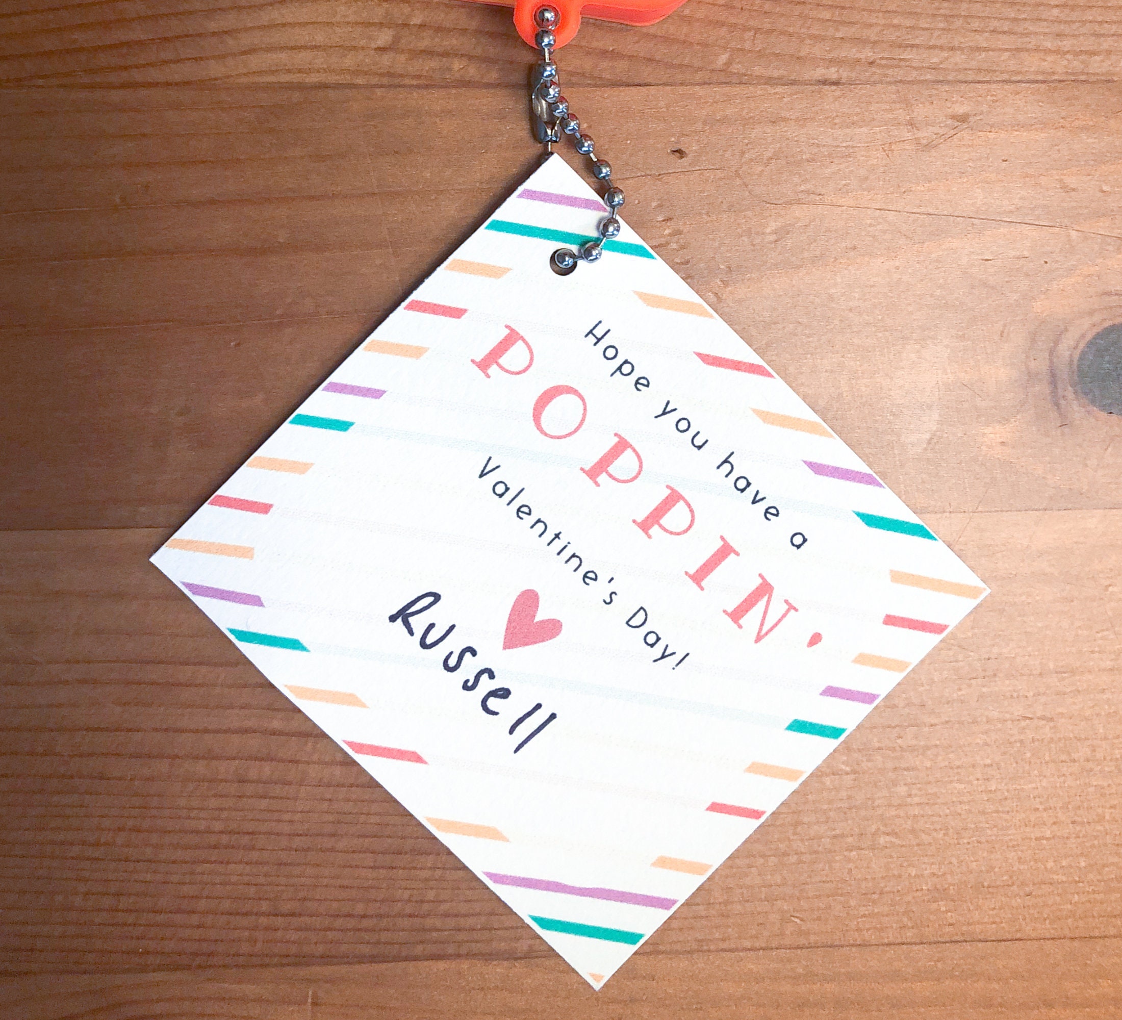 Pop It Valentine Gift Tags | Printable Classroom Valentines | Pop It ...