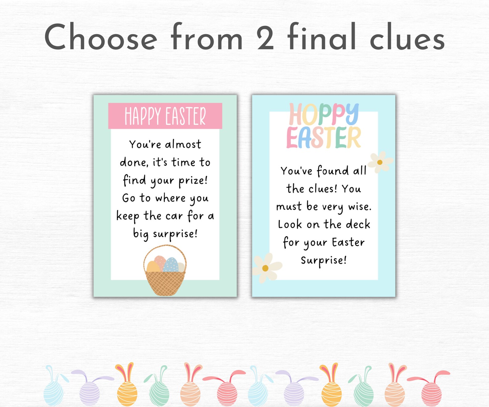 Outdoor Easter Scavenger Hunt Printable Easter Treasure Hunt Easter Egg ...