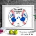 Father's Day Gramps Handprint Craft Printable Baseball Handprint Art ...