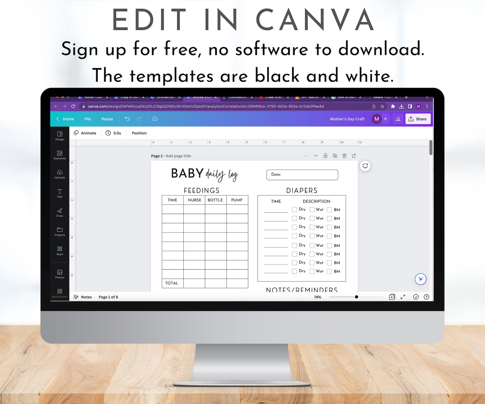 Pregnancy and Baby Checklist Bundle | Pregnancy Planner | Expecting Mom ...