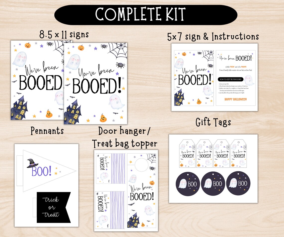 You've Been Booed Printable | Halloween Neighborhood Tradition | You've ...