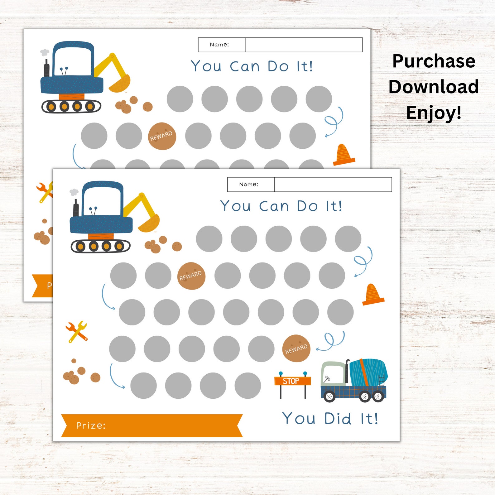Reward Chart for Kids Potty Training Chart Chore Chart for Kids ...