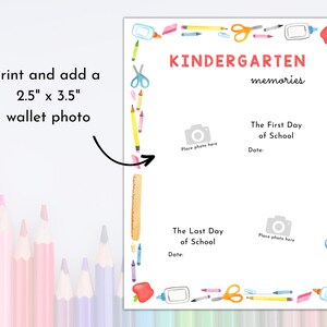 Kindergarten Graduation Keepsake | School Memory Book | Kindergarten ...