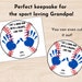 Father's Day Gramps Handprint Craft Printable Baseball Handprint Art ...