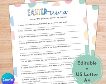 Pin the Tail on the Bunny Easter Printable Game INSTANT - Etsy