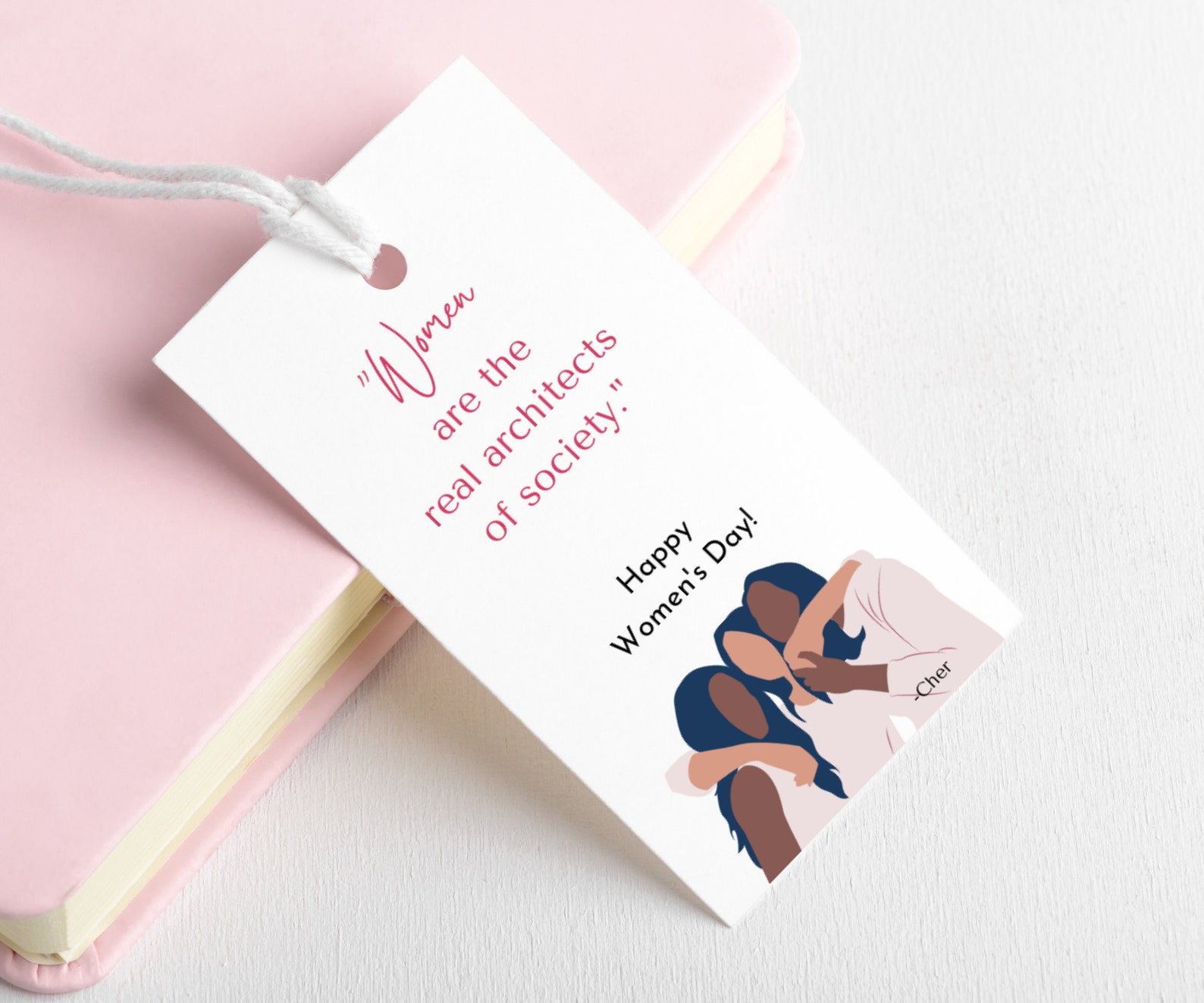 International Women's Day Gift Tags | Happy Womens Day Printable Cards ...