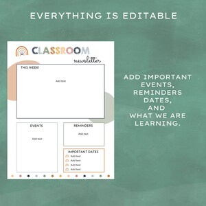 Meet the Teacher Editable Template | Back to School Template | Editable ...