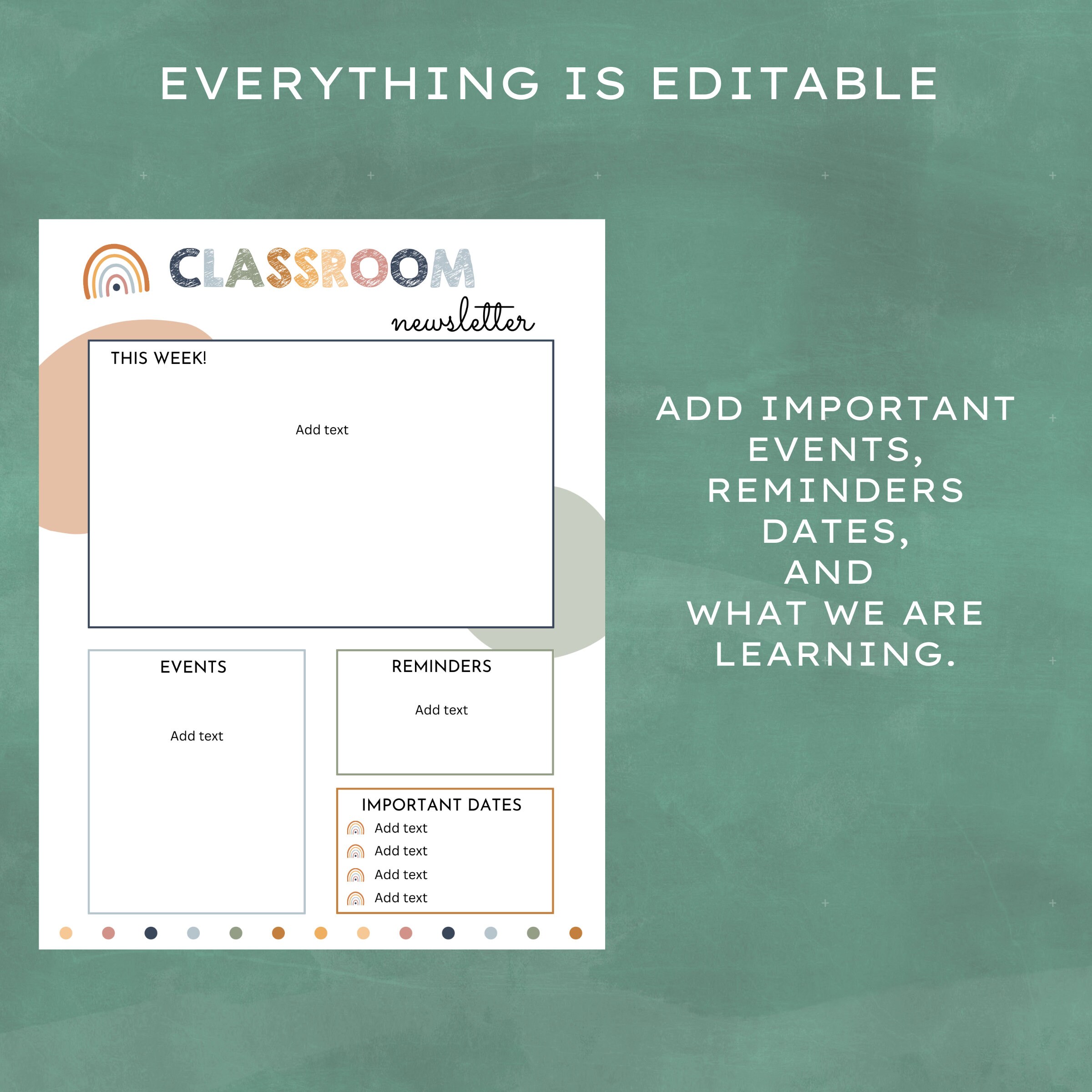 Meet the Teacher Editable Template | Back to School Template | Editable ...