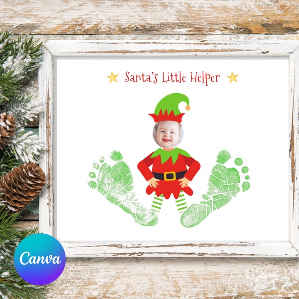 Christmas Handprint Art - Etsy