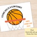 Father's Day Handprint Craft Printable Basketball Handprint Art First ...