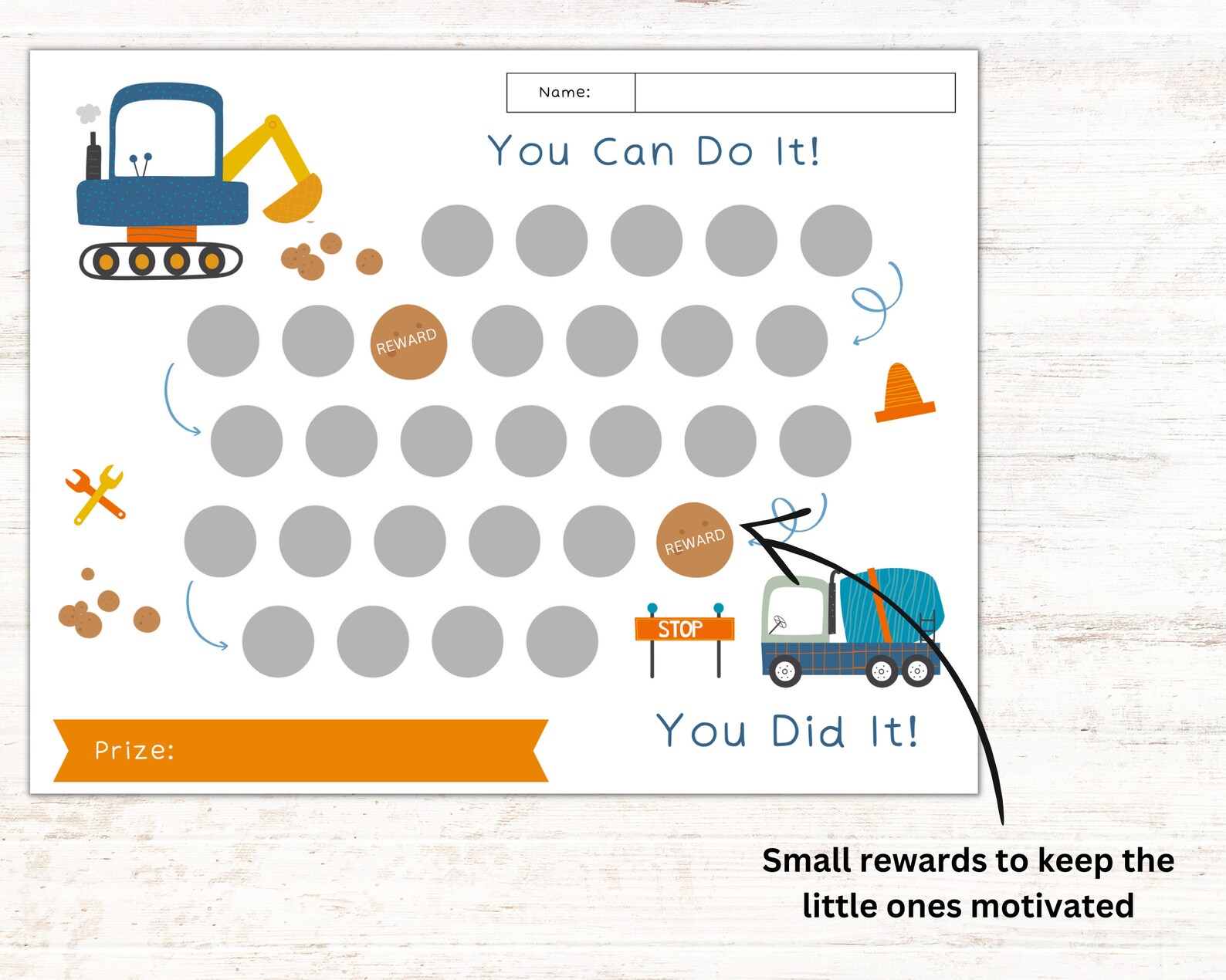 Reward Chart for Kids Potty Training Chart Chore Chart for - Etsy