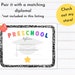 Preschool Graduation Keepsake School Memory Book Preschool Graduation ...