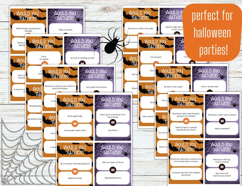 Halloween Party Game Printable Adult Games Halloween Game - Etsy