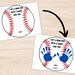 Father's Day Daddy Handprint Craft Printable Baseball Handprint Art ...