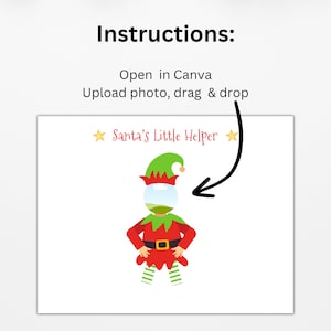 Elf Footprint Art | Baby's First Christmas Handprint Footprint Activity ...