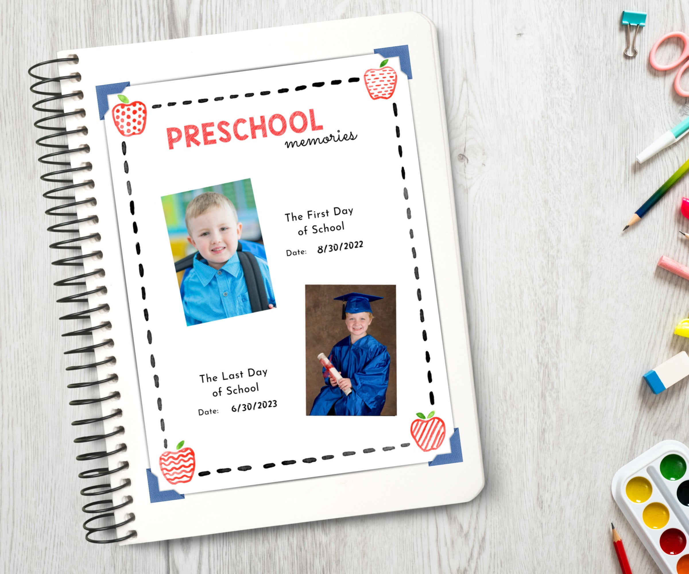 Preschool Graduation Keepsake School Memory Book Preschool - Etsy