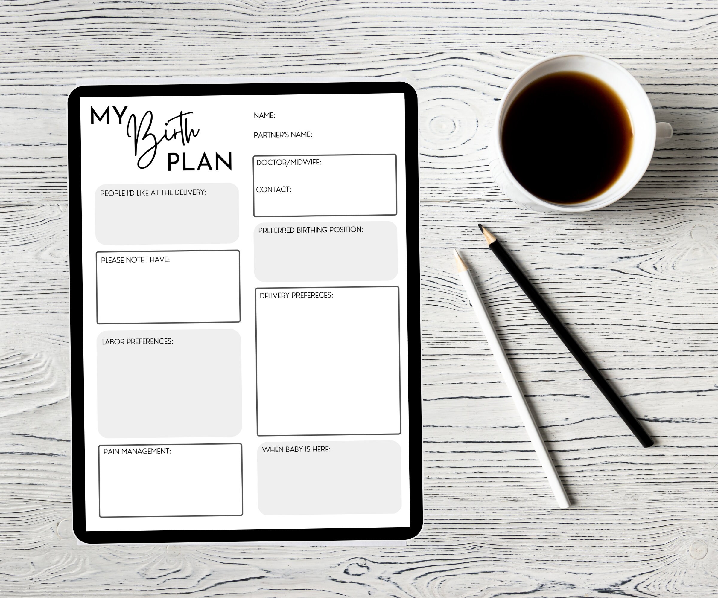Pregnancy and Baby Checklist Bundle | Pregnancy Planner | Expecting Mom ...