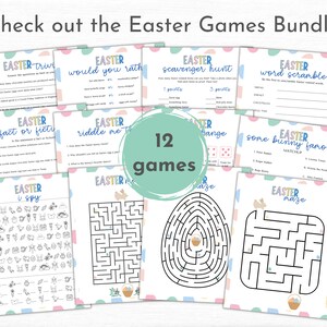 Printable Easter Word Scramble Game | Family Game Night | Easter ...