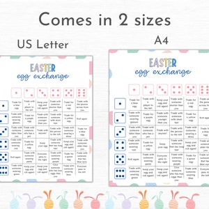 Easter Egg Exchange Dice Game | Family Game Night | Easter Activities ...