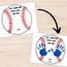 Father's Day Dad Handprint Craft | Printable Baseball Handprint Art ...