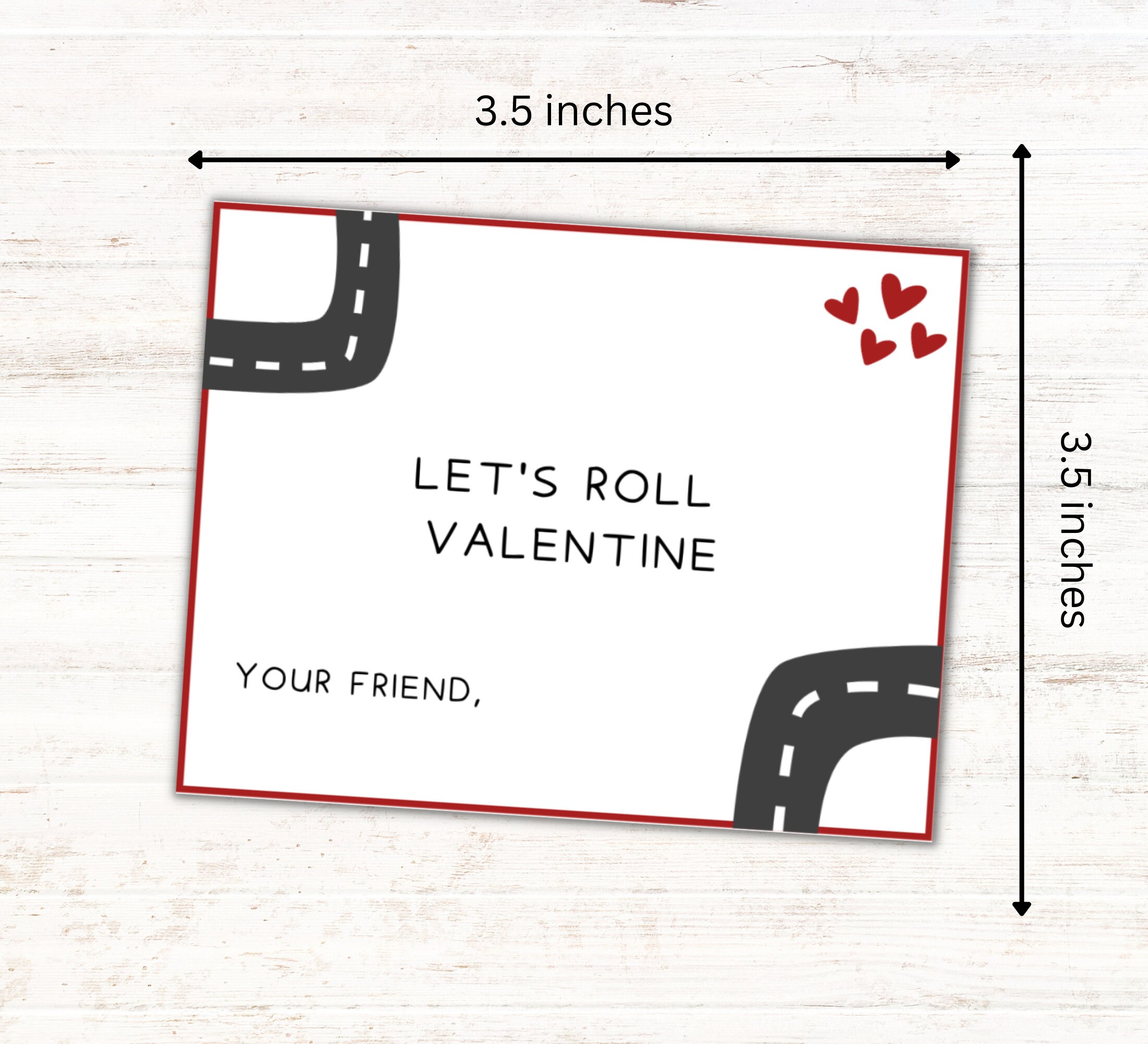 Printable Classroom Valentines | Kids School Valentines | Race Car ...