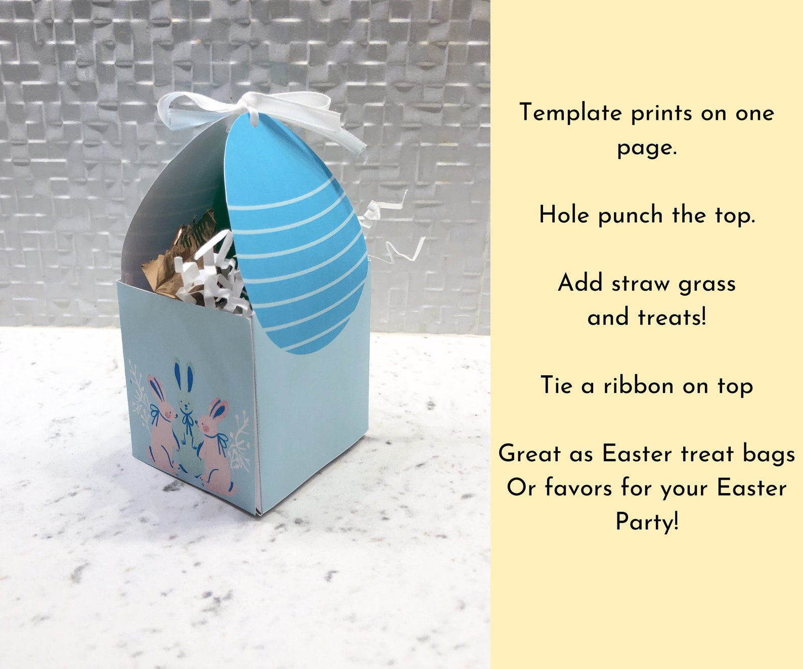 Printable Easter Egg Party Favors | Easter Party Table Decor | Kids ...