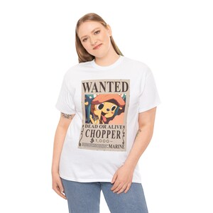One Piece Wanted Poster Chopper wano/egghead Graphic T-shirt - Etsy