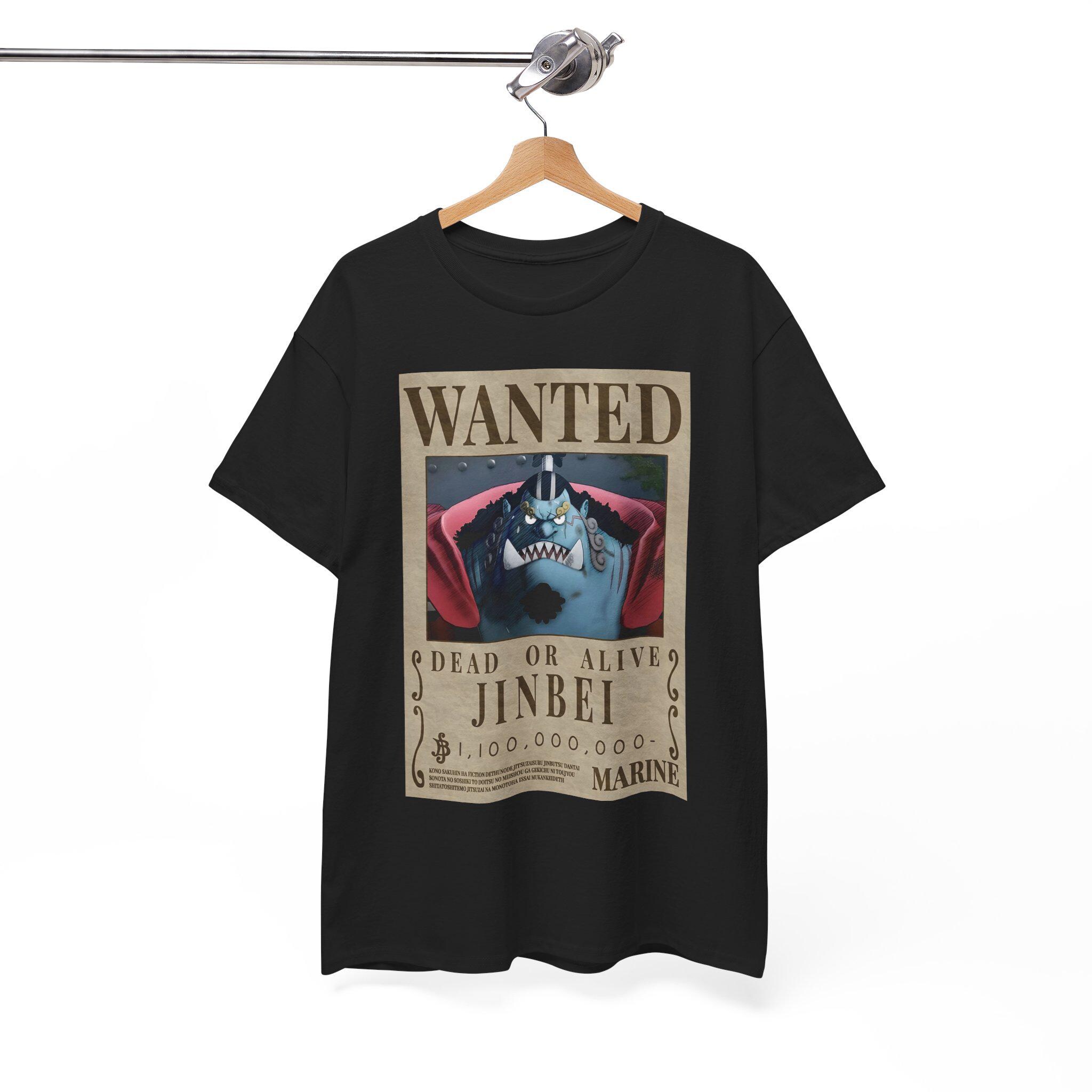 One Piece Wanted Poster Jinbei wano/egghead Graphic T-shirt - Etsy